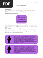 HCPC CPD Profile Template | PDF | Computing