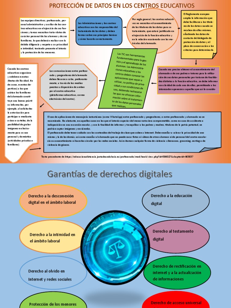 Infografía Protección de Datos y Derechos Digitales | PDF | Internet ...