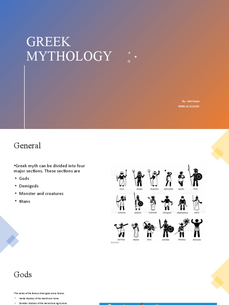 Overview of Greek Mythology Elements | PDF