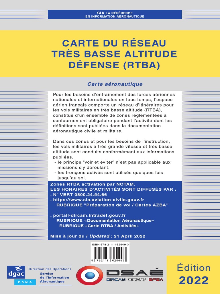 Carte Rtba Edition 2022 | PDF | Aéronautiques | Véhicules