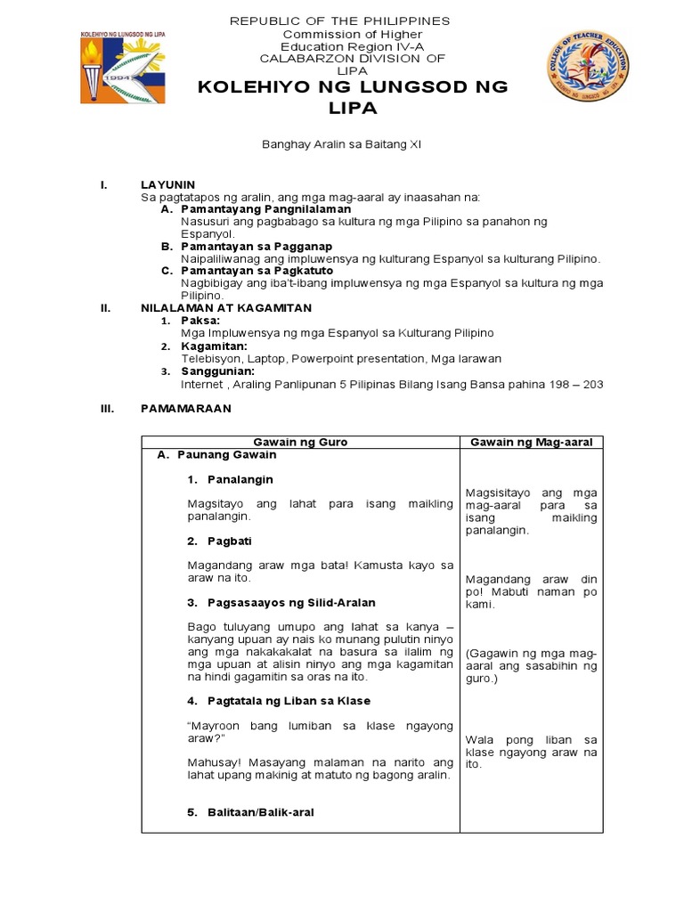 Lesson Plan 4 | PDF