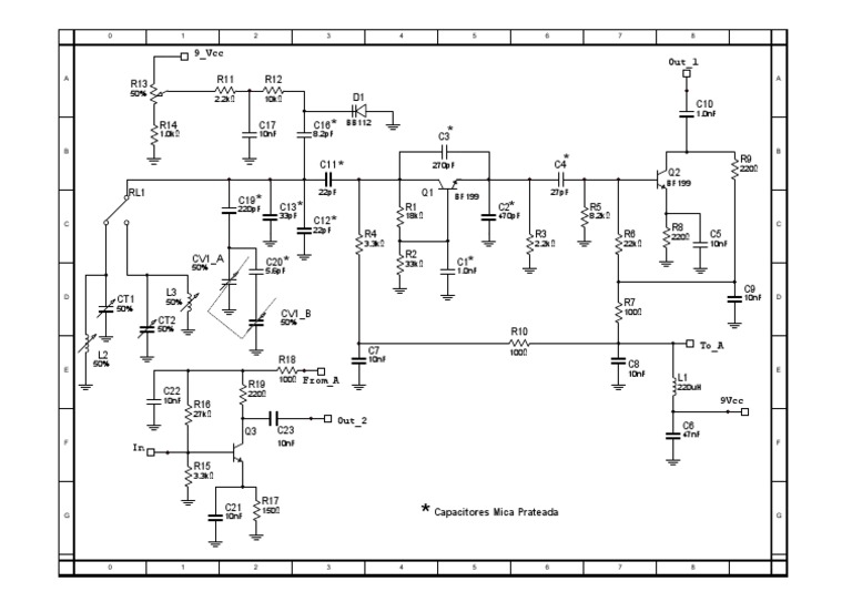 VFO Schematic and Component List | PDF