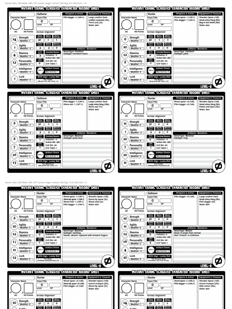 mcc_character_sheet_2023-04-10_17-41-58 | PDF | Spear