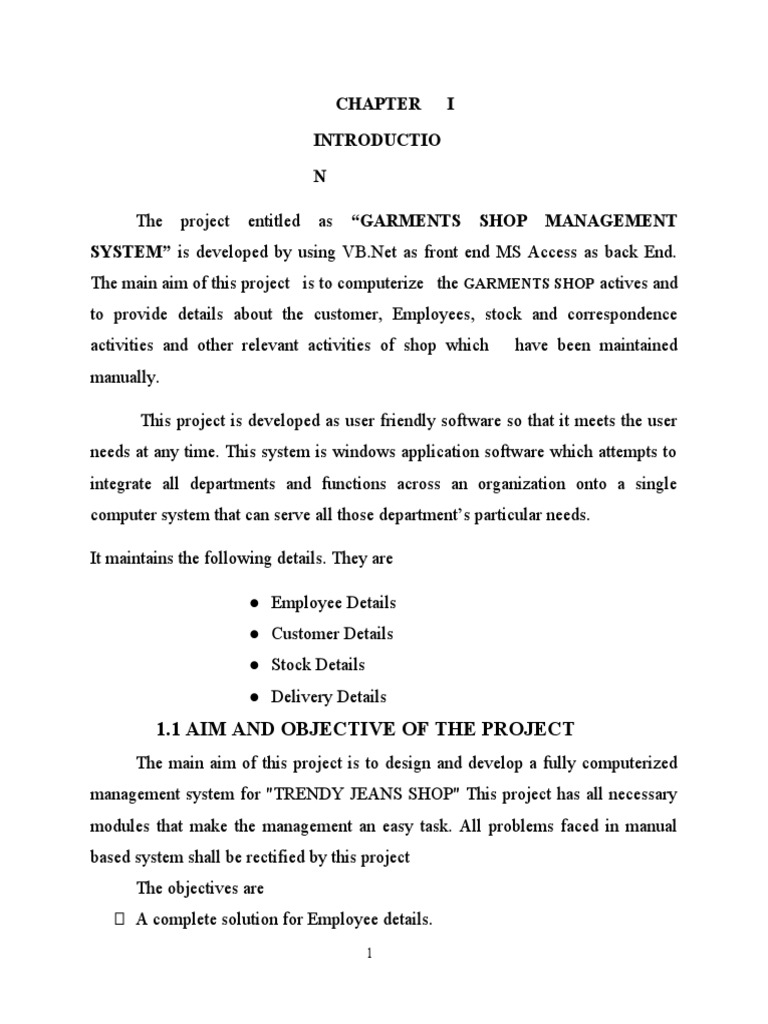 Garments Shop Management System | PDF | Class (Computer Programming ...