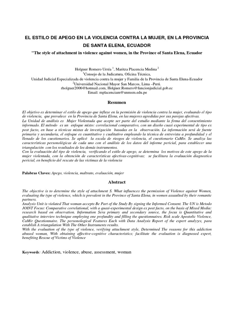 60-Texto Del Artículo-244-1-10-20151020 | PDF | La violencia contra las ... 60-Texto Del Artículo-244-1-10-20151020 | PDF | La violencia contra las ...