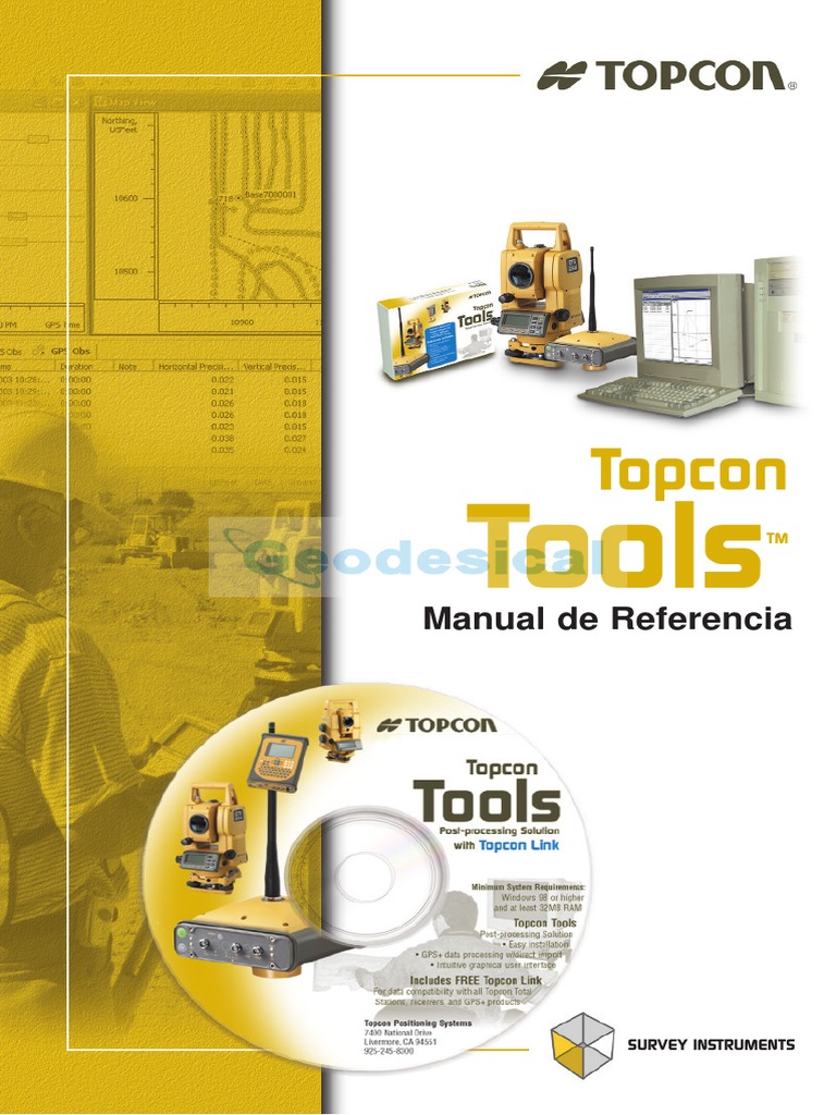 Tools: Topcon | PDF | Ventana (informática) | Archivo de computadora