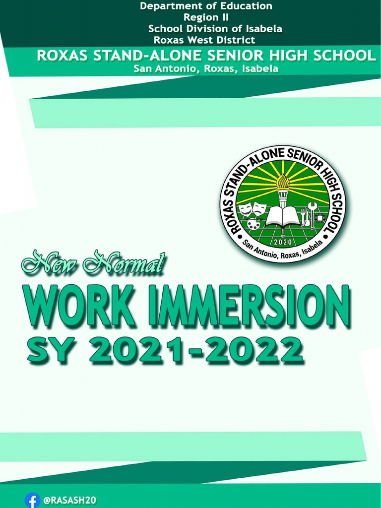 Roxas Stand-Alone Senior High School: Humanities and Social Sciences ...