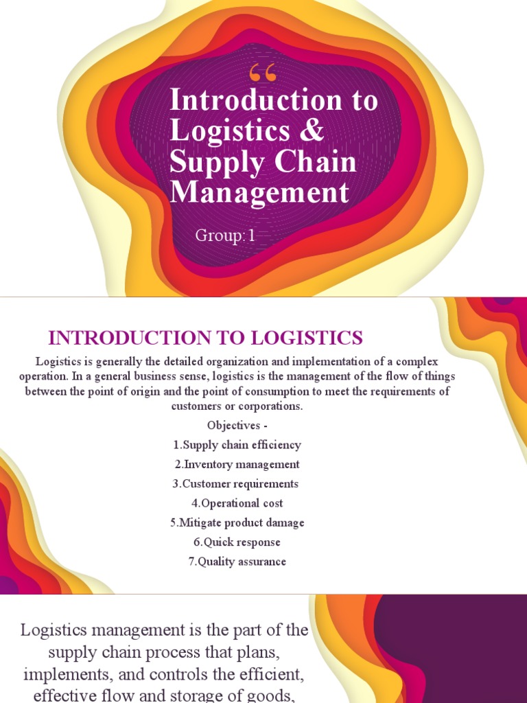 Logistics Assignment | PDF | Logistics | Supply Chain Logistics Assignment | PDF | Logistics | Supply Chain
