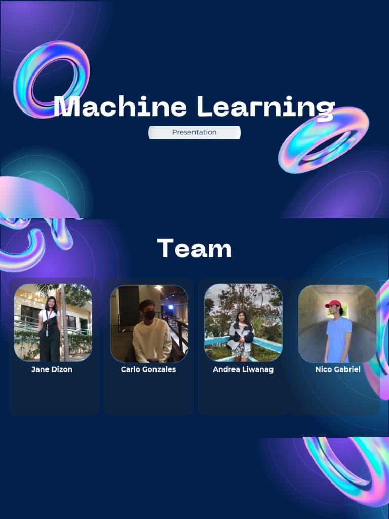 Machine Learning: Presentation | PDF | Machine Learning | Behavior ...