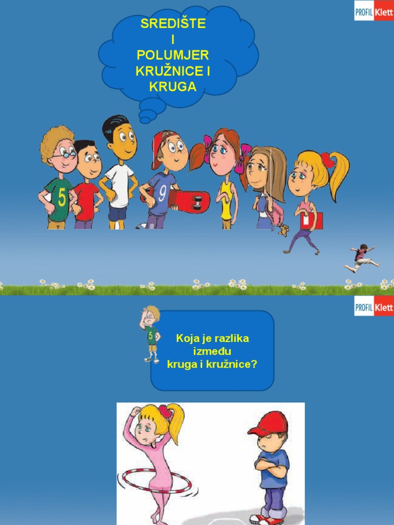 Središte I Polumjer Kružnice I Kruga | PDF