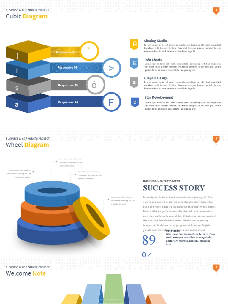 Diagram Infographic Slides | PDF | Tullii