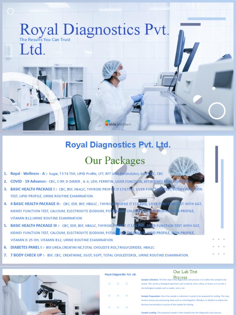 RDPL Royal Diagnostics Pvt. Ltd. | PDF | Physical Examination | Assay