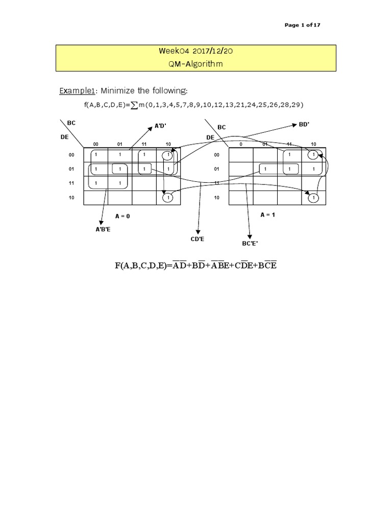 Wk0433 QM-Algorithm + HW - Frame | PDF