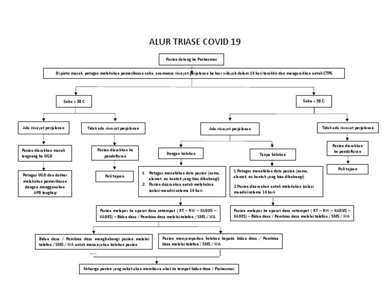 Alur Triase Covid 19 | PDF