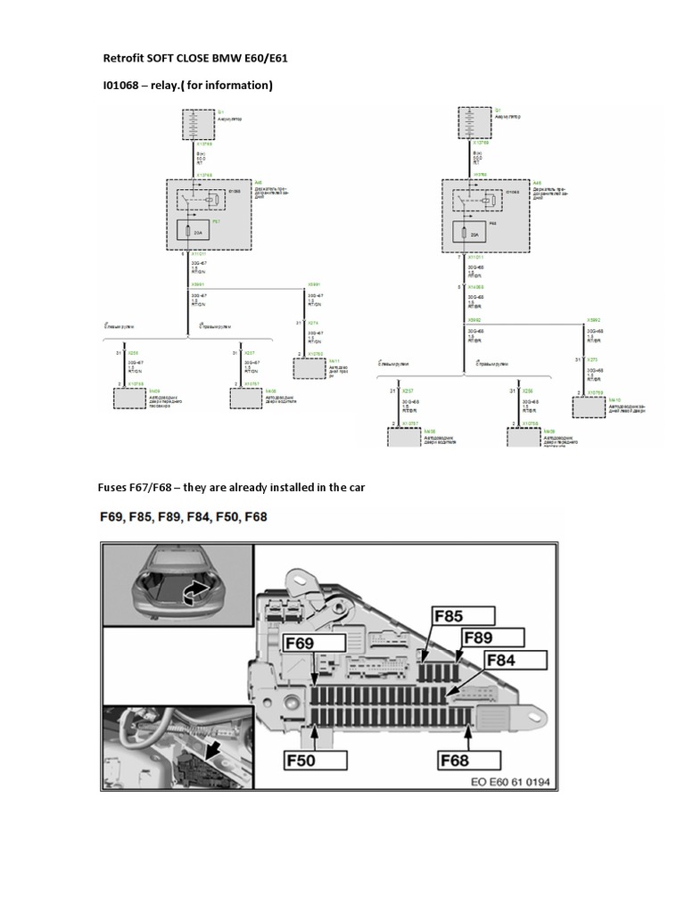Soft Close E60 E61 DIY ENG | PDF