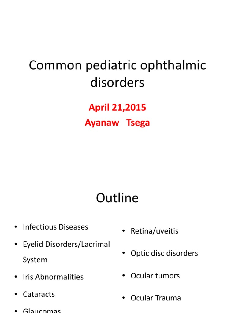 Pediatrics Optometry | PDF | Cataract | Retina