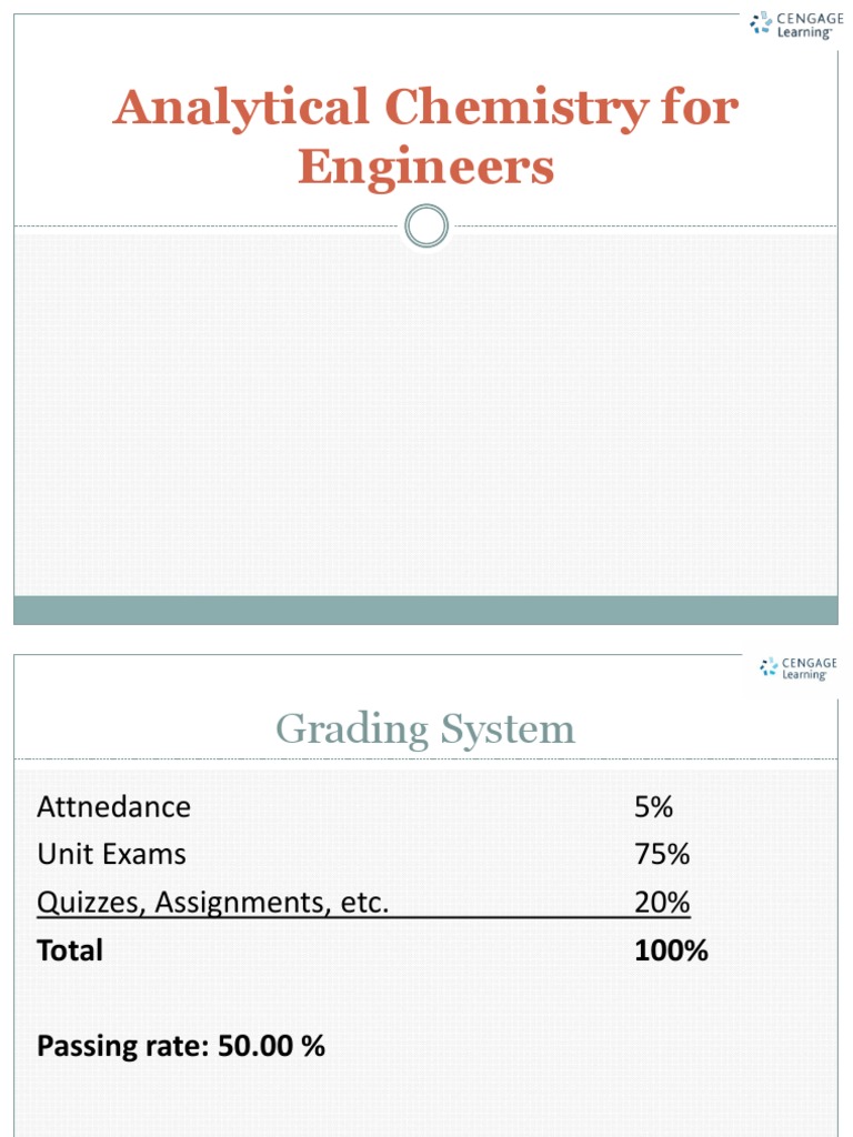 Analytical Chemistry For Engineers | PDF | Mole (Unit) | Acid