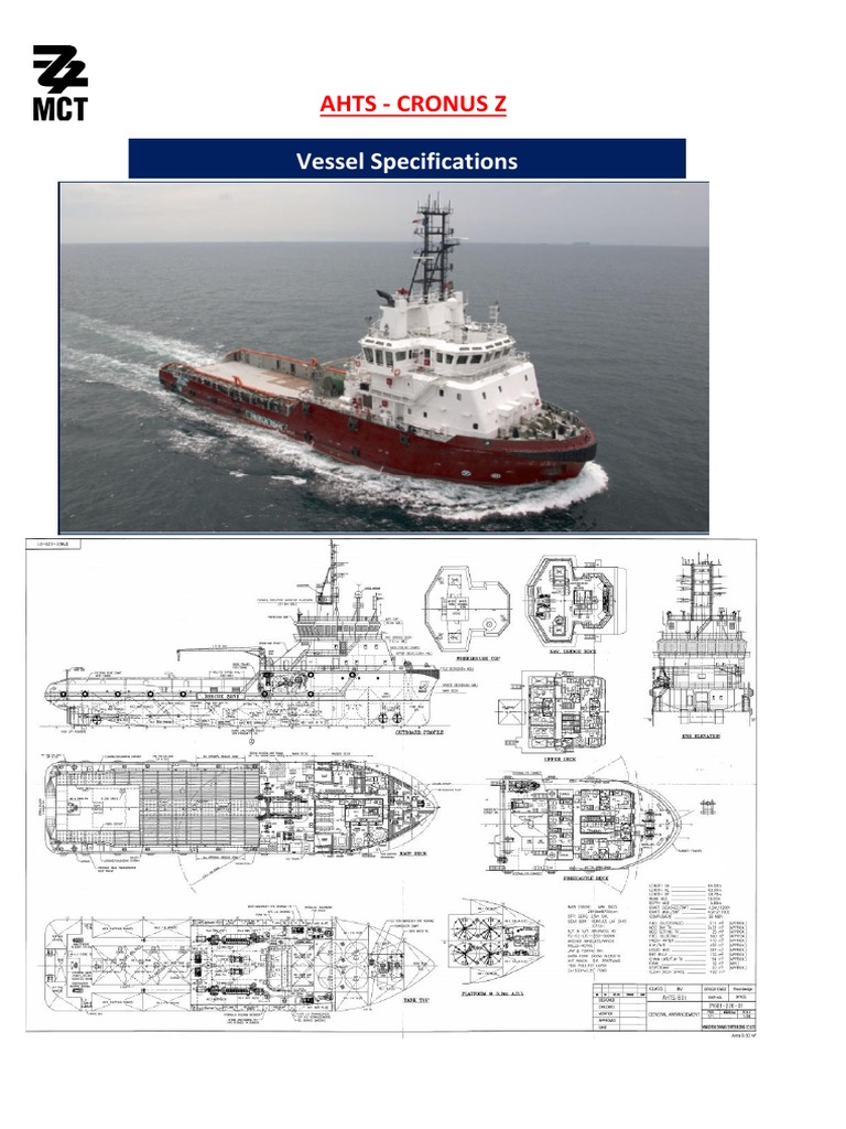 CRONUS-Z Specs 20022020 | PDF | Tugboat | Watercraft
