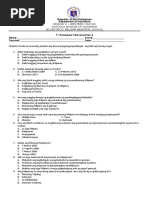 Grade 6 2nd Periodical Test With TOS & Answer Keys AP | PDF