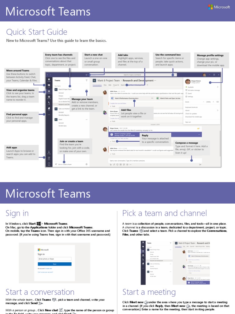Teams Cheat Sheet | PDF | Computer File | Mobile App