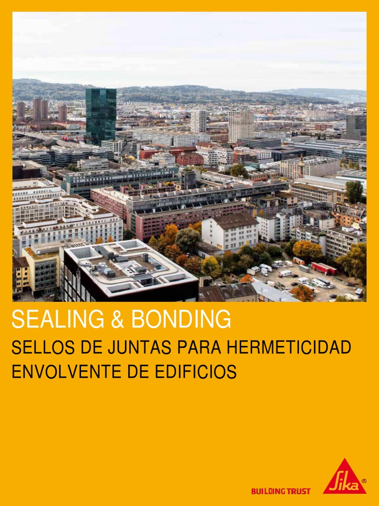 Sealing & Bonding: Sellos de Juntas para Hermeticidad Envolvente de Edificios | PDF | Ventana ...