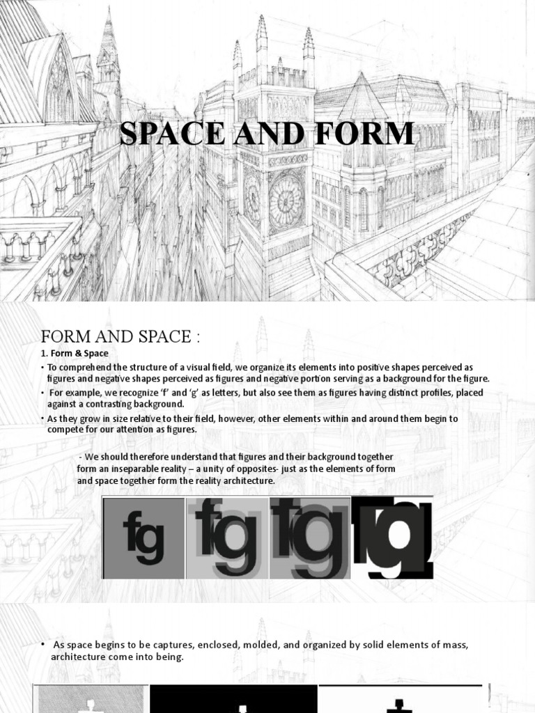 Form and Space in Architecture | PDF