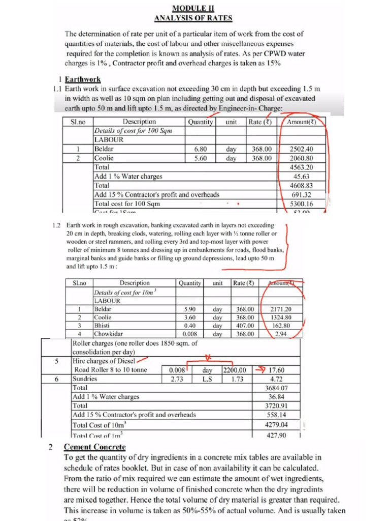 Analysis of Rates | PDF