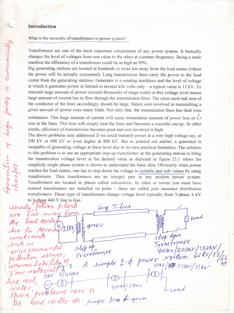 Module-1 Single PH Transformer e | PDF