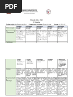 Modelo - PLANO - AULA - 2025 | PDF