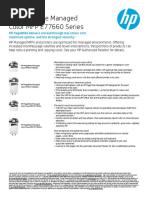 HP Color Laserjet Managed MFP E877Dn Printer Series: Datasheet | PDF ...