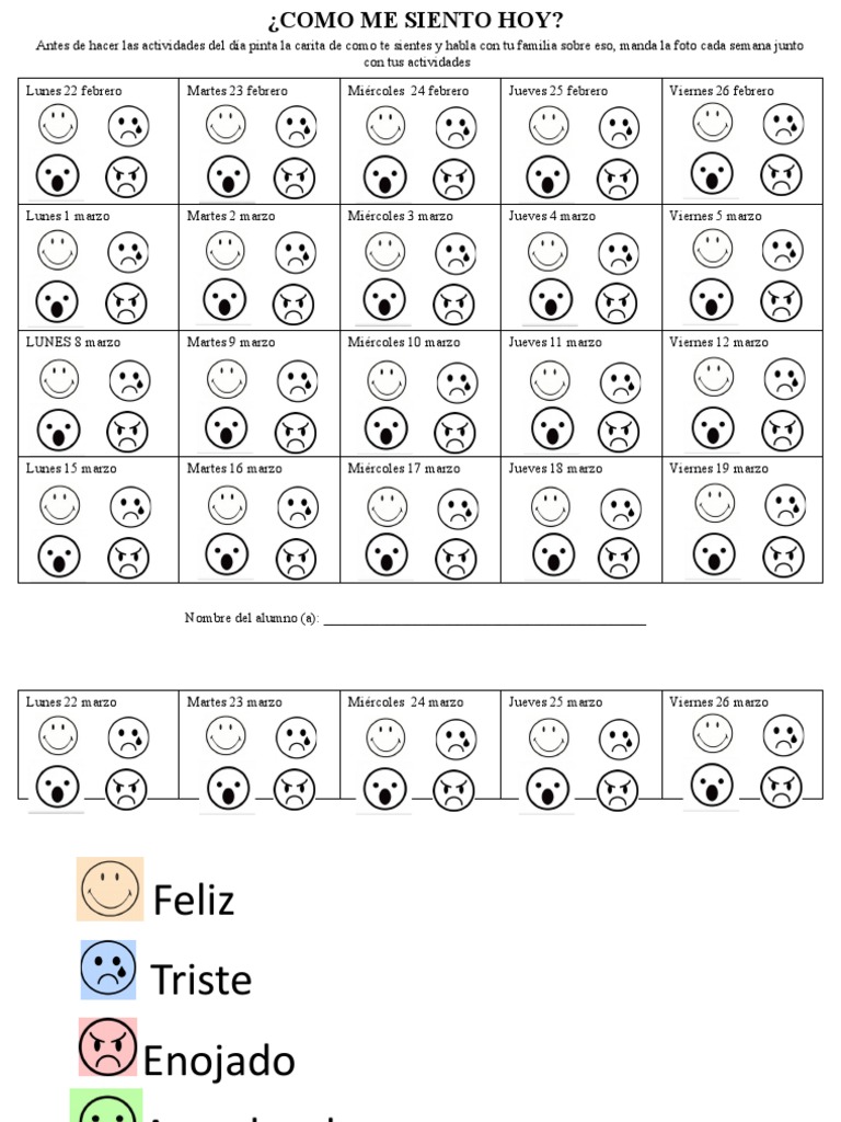 Como Te Sientes El Dia de Hoy (2465) | PDF