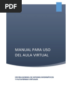 Tutorial Aula Virtual | PDF