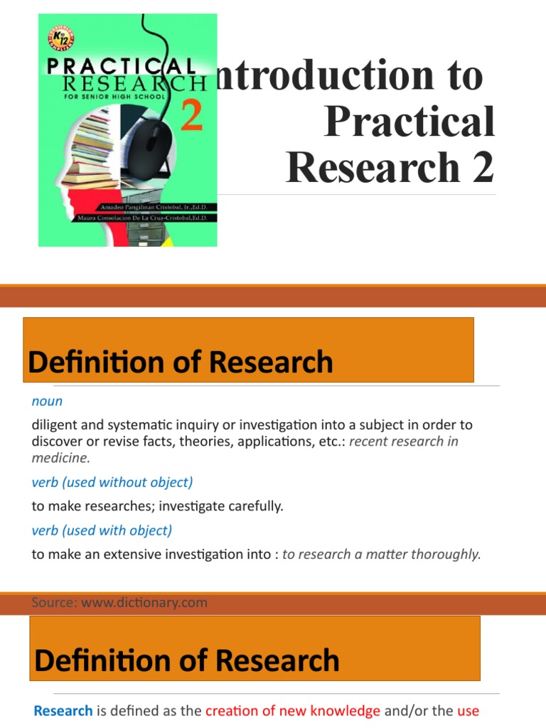 Introduction To PR 2 | PDF | Statistics | Quantitative Research
