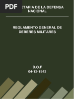 Reglamento General de Deberes Militares 2024 | PDF | Disciplinas | Policía