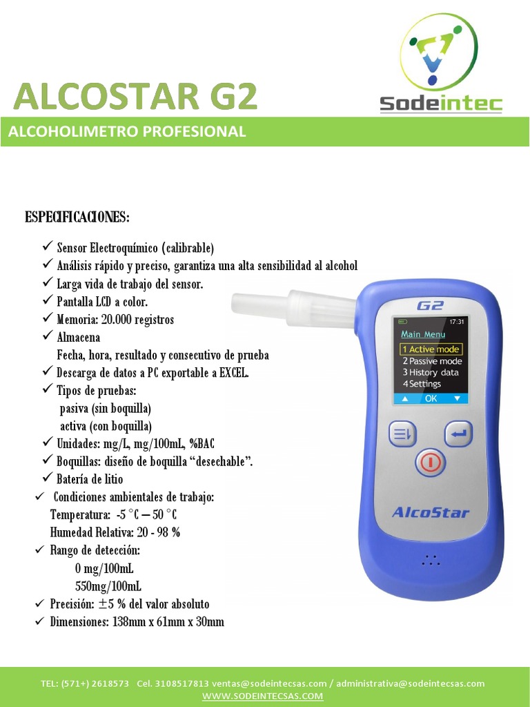 Alcostar G2 | PDF