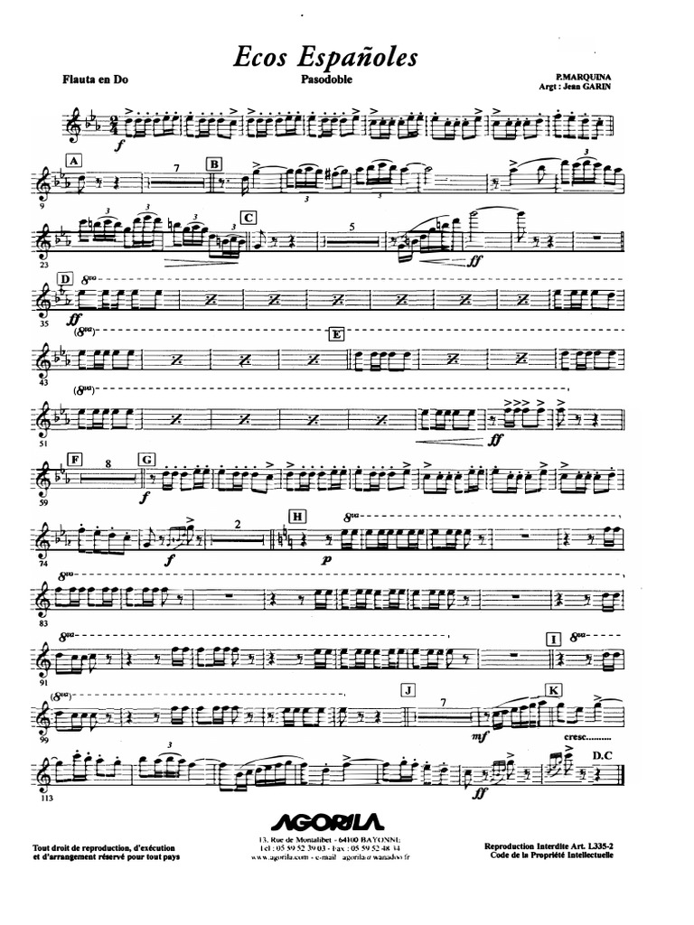 Ecos Espanoles Partitions | PDF