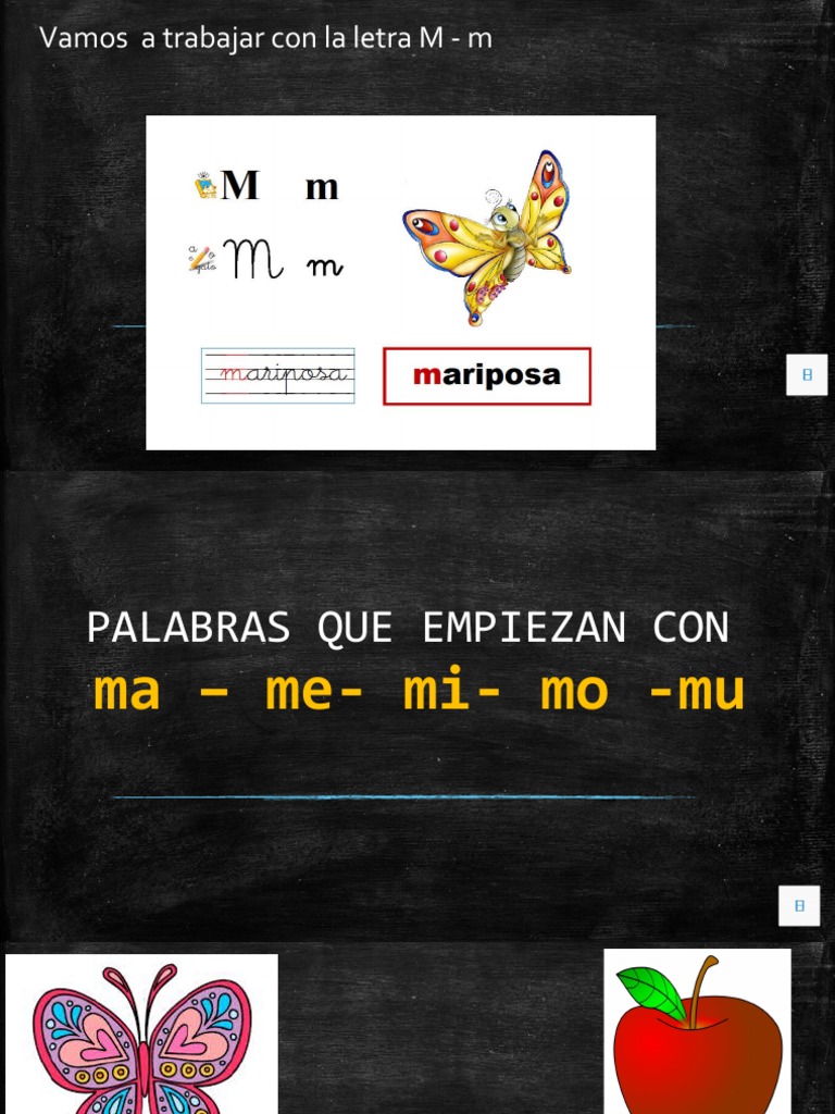 Actividades de Lectura y Escritura con M | PDF