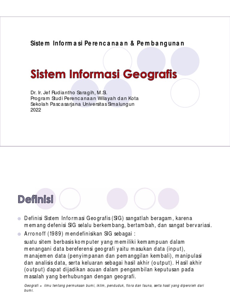 12-Sistem Informasi Geografis | PDF