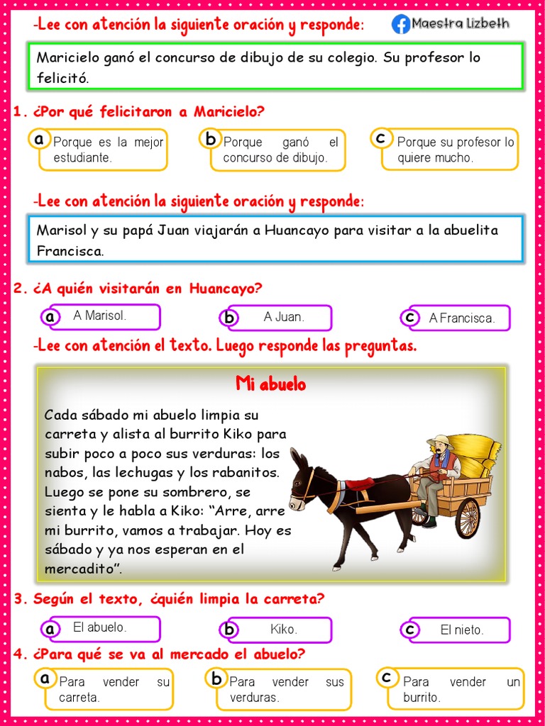 Lecturas Tipo Ece-Maestra Lizbeth | PDF