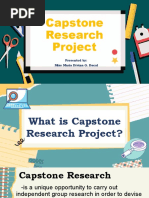 Capstone Project Module 1 Overview | PDF | Teaching Method | Experiment