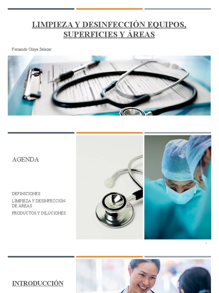 Limpieza y Desinfección Equipos, Superficies y Áreas | PDF | Agua | Lavado de manos