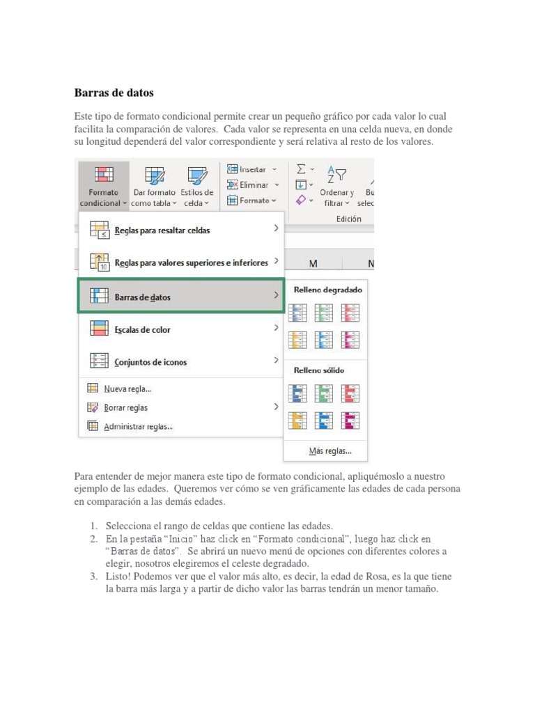 Formato Condicional en Excel: Guía Práctica | PDF | Color | Microsoft Excel