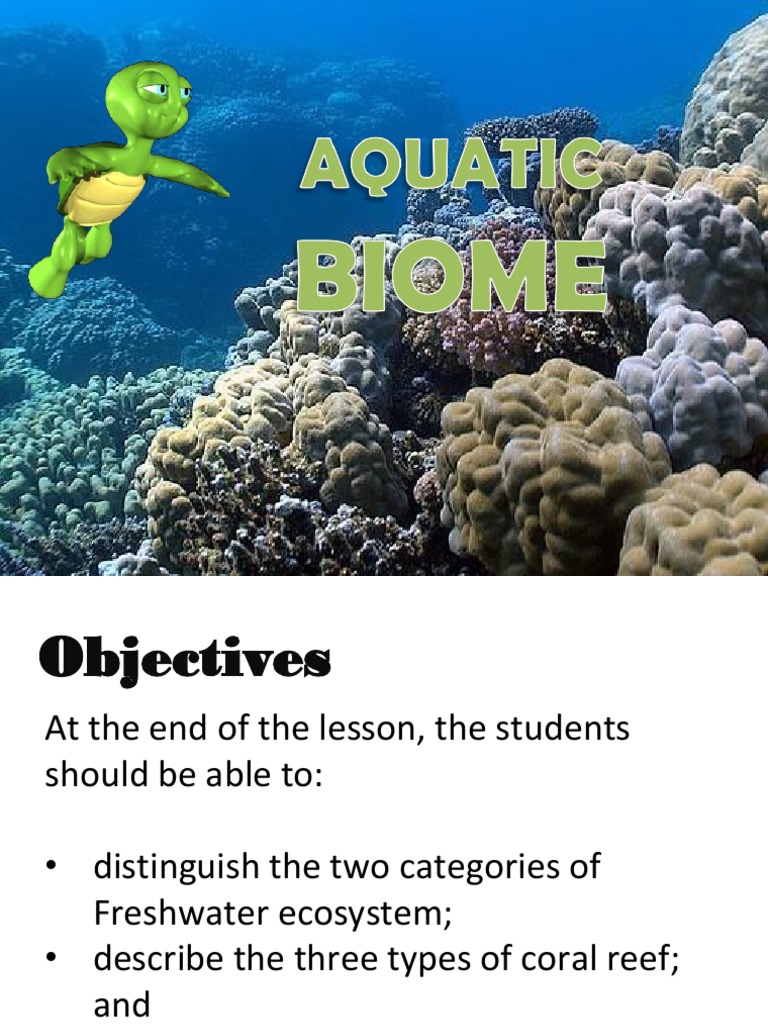 Lesson+3 2-+Aquatic+Biome | PDF | Plankton | Coral Reef