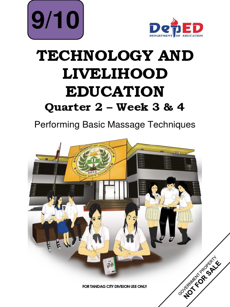 TLE 9 - 10 - Nailcare - Quarter 2 - Week 3 - 4 - Performing Basic Massage Techniques - Arrubio ...