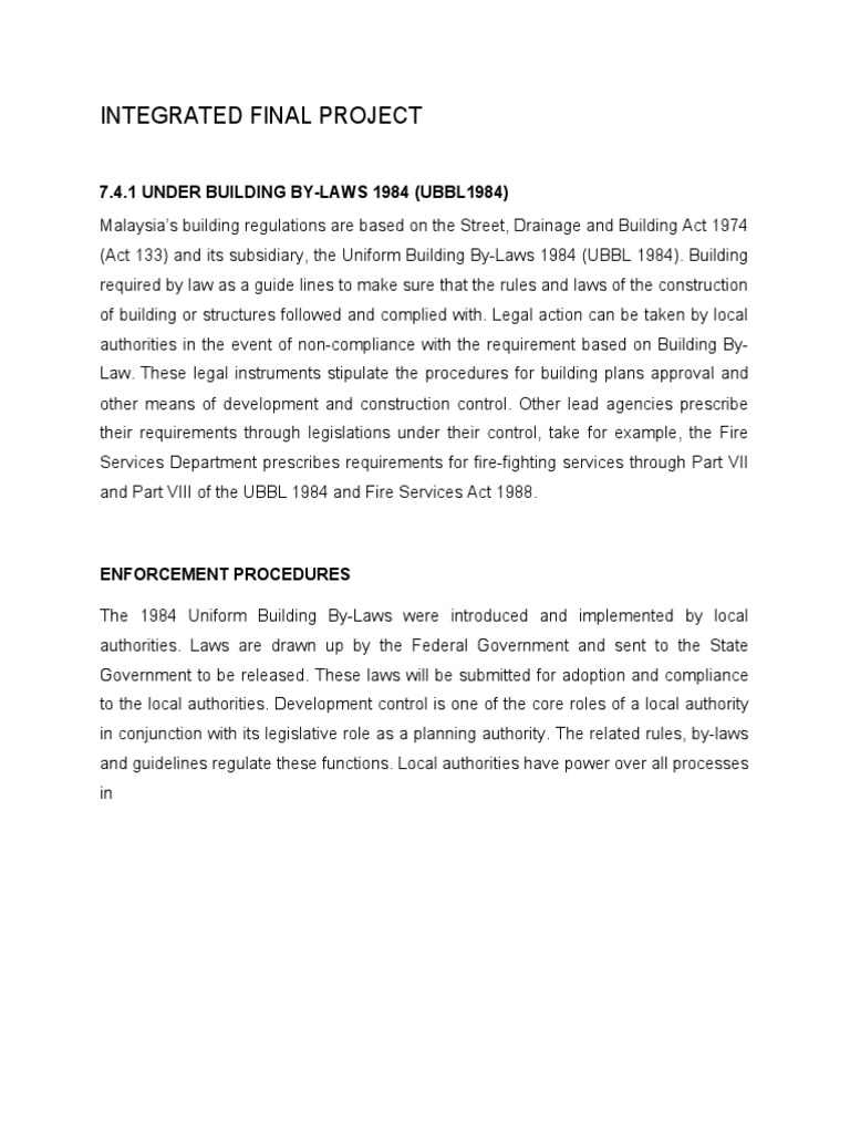 Chapter 7 Ubbl Dan Eletric Supply Act | PDF | Fire Sprinkler System ...