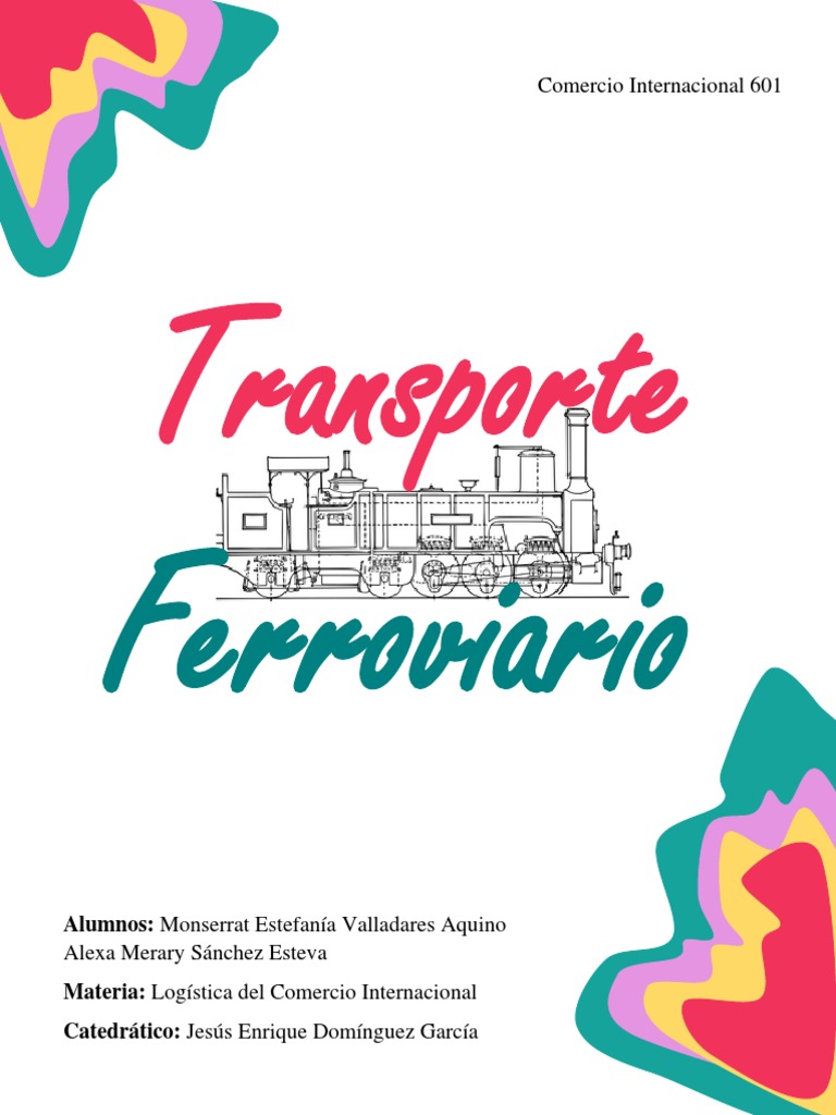Transporte Ferroviario Internacional | PDF | Transporte Intermodal de Carga | Tren