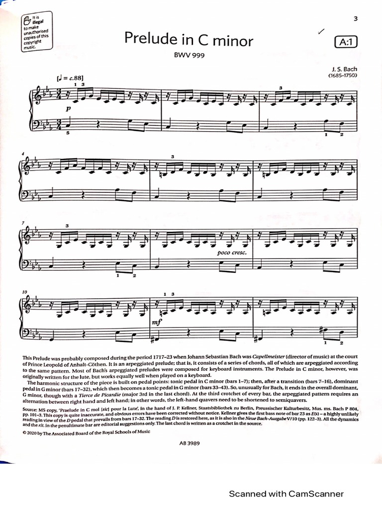 ABRSM Grade 4 Piano 2020-2021 Pieces | PDF