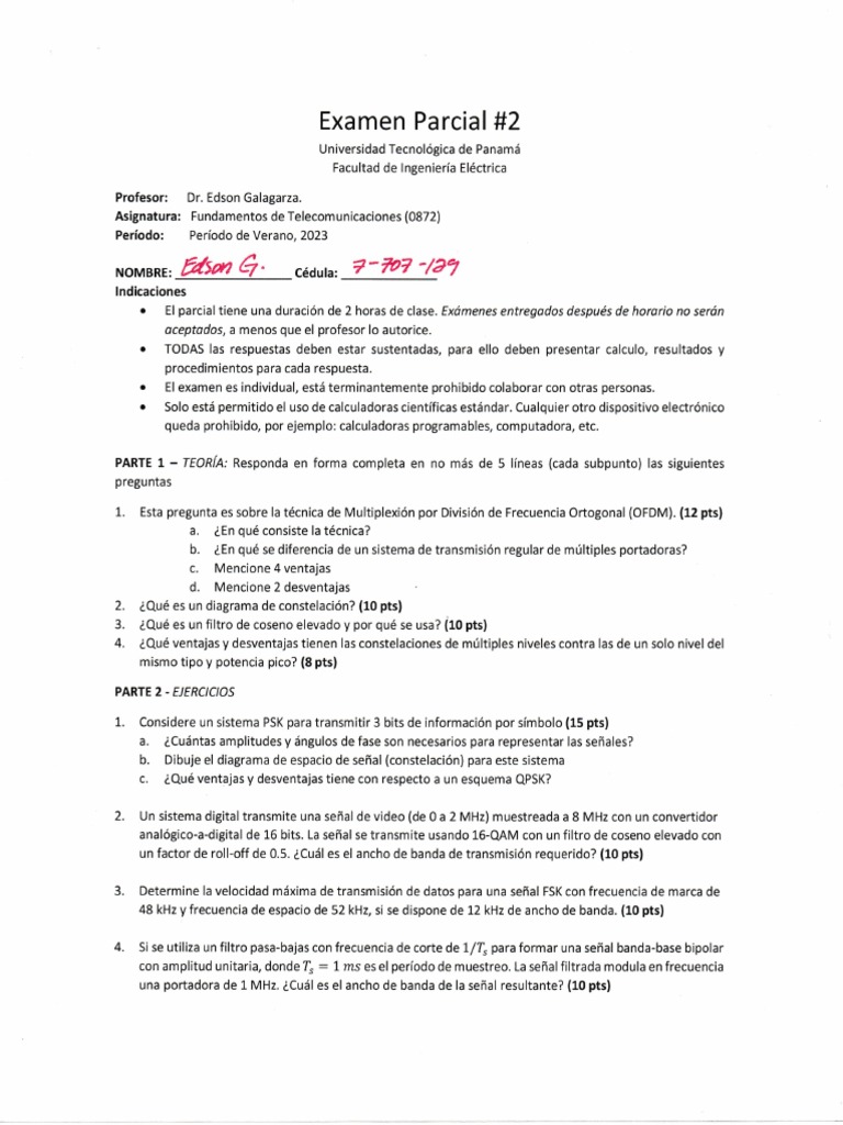 Parcial 2 - Solucion | PDF