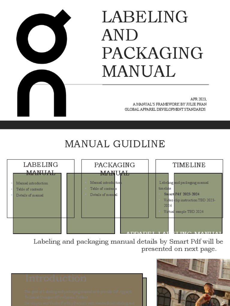 Labeling AND Packaging Manual: APR 2023, A Manual'S Framework by Julie ...