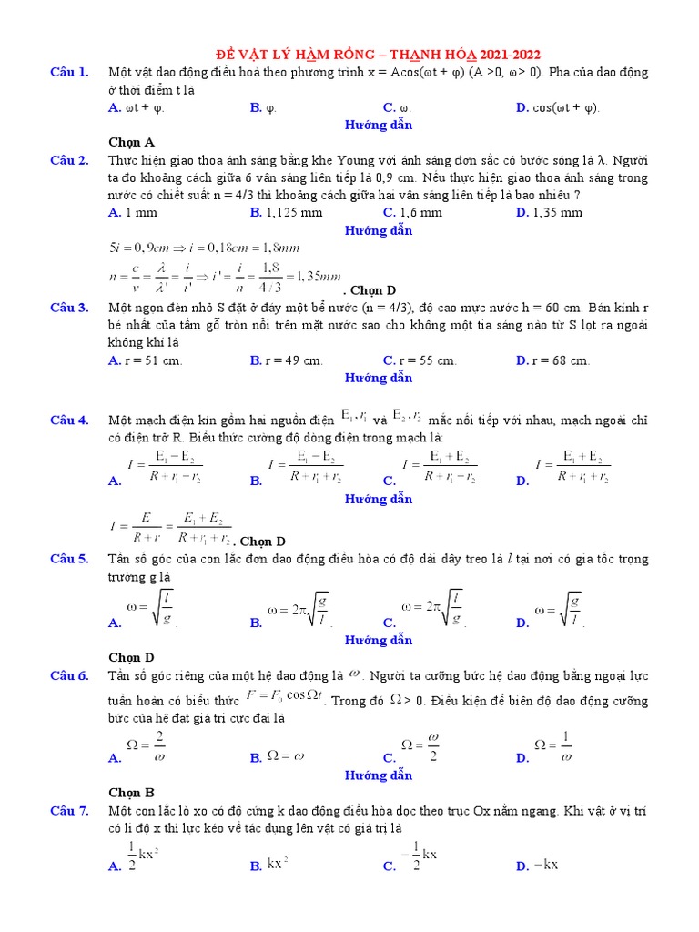 Hàm R NG - Thanh Hóa | PDF
